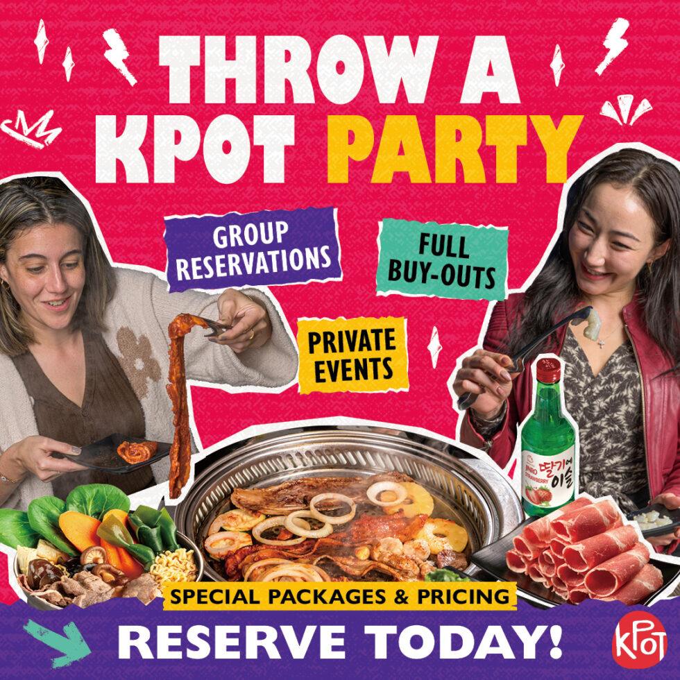 Promotions at KPOT Korean BBQ and Hot Pot