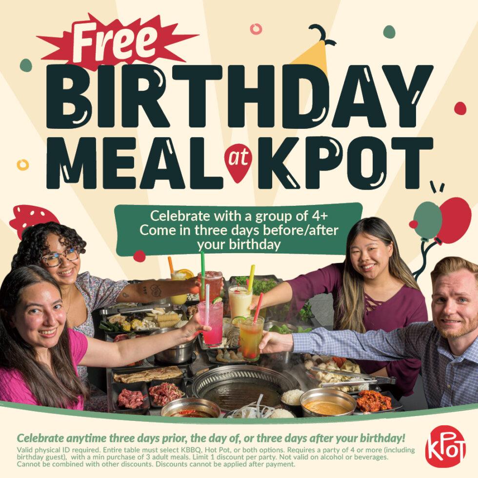 Promotions at KPOT Korean BBQ and Hot Pot